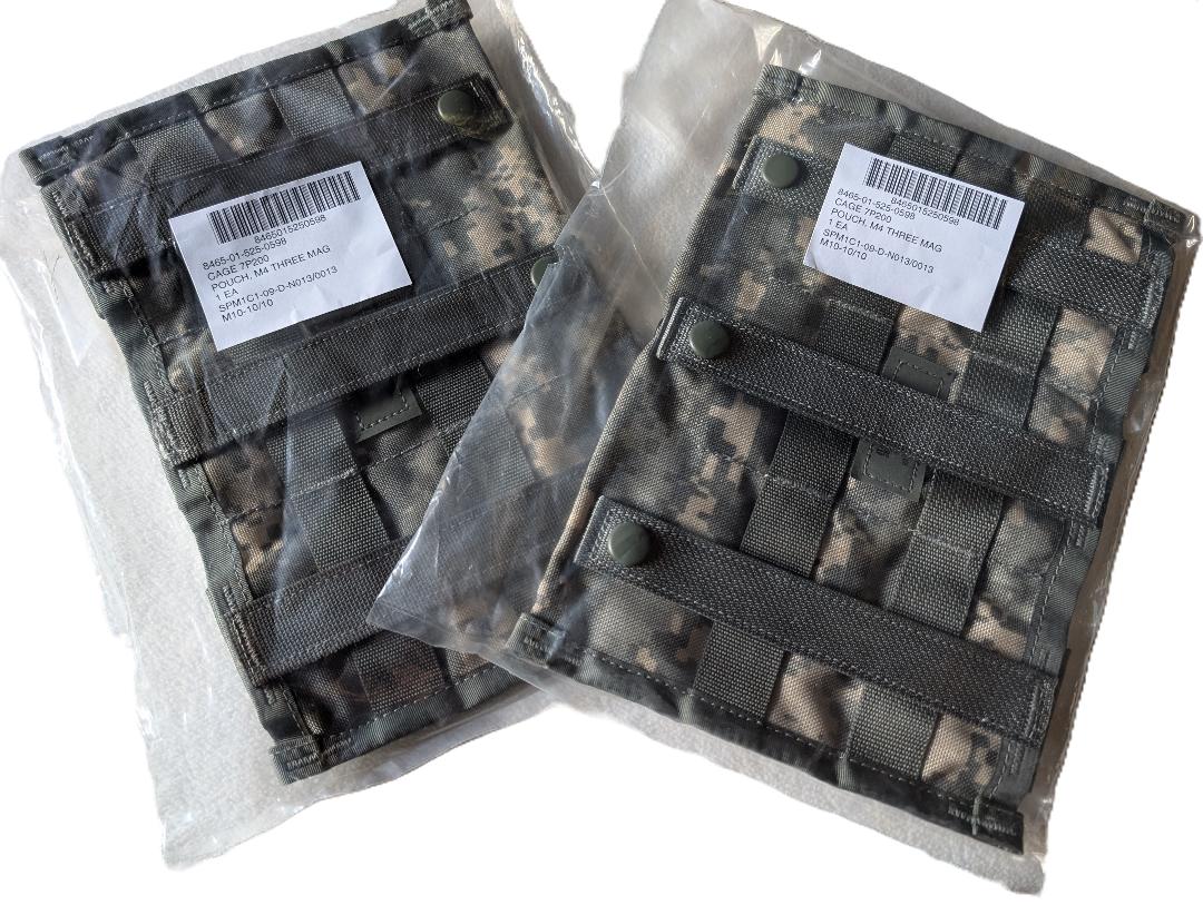 USGI Triple Magazine Pouch Set of Two (2) Brand New in Packaging ...