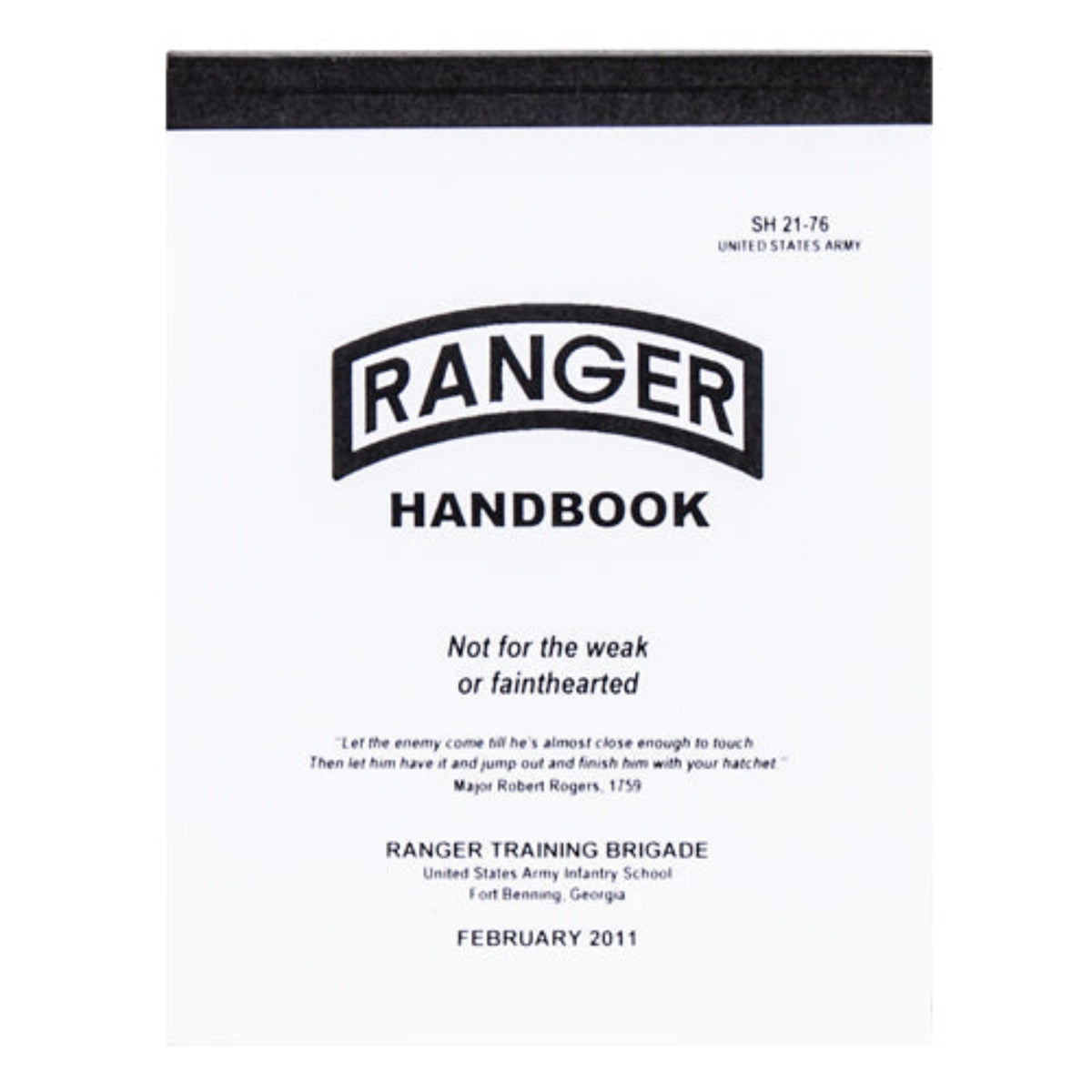 Military Book Army Ranger Handbook TC 3-21.76| Pigeon Post Military ...