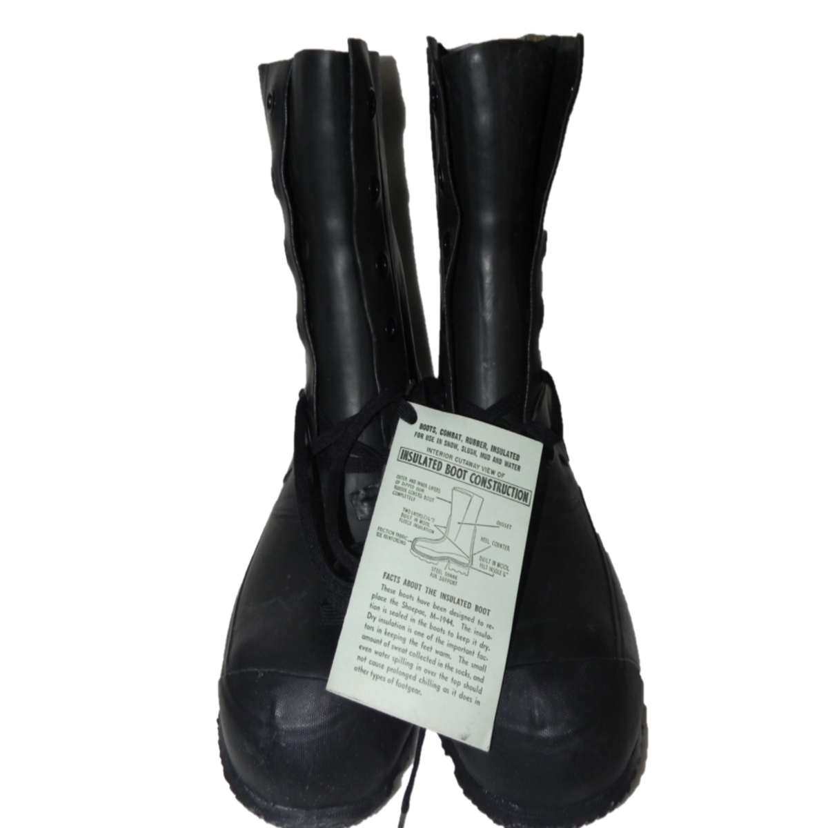 USGI Military Mickey Mouse Boots No Valve 9W From 1955| Pigeon Post ...