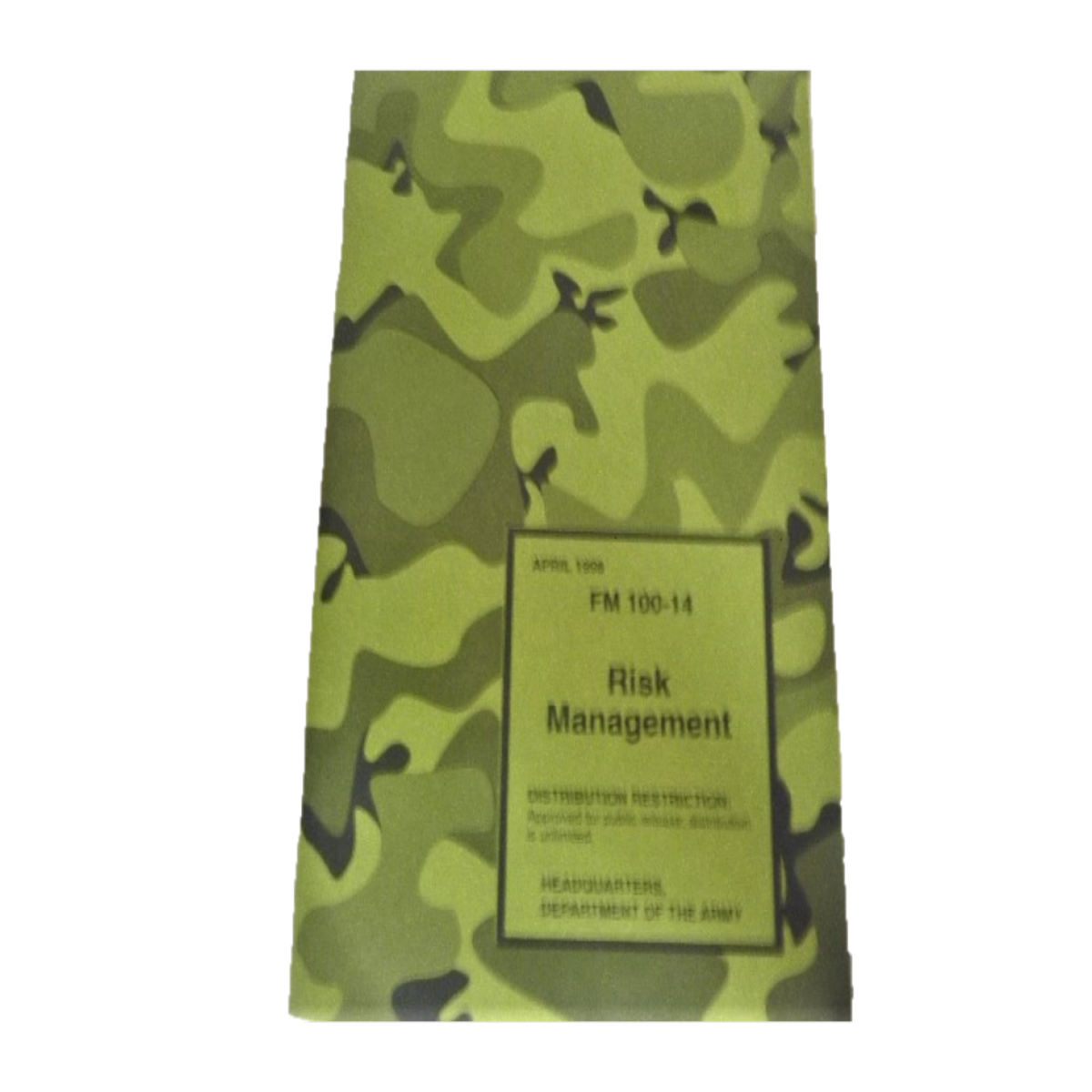 Military Book Risk Management Army Manual FM 100-14| Pigeon Post ...