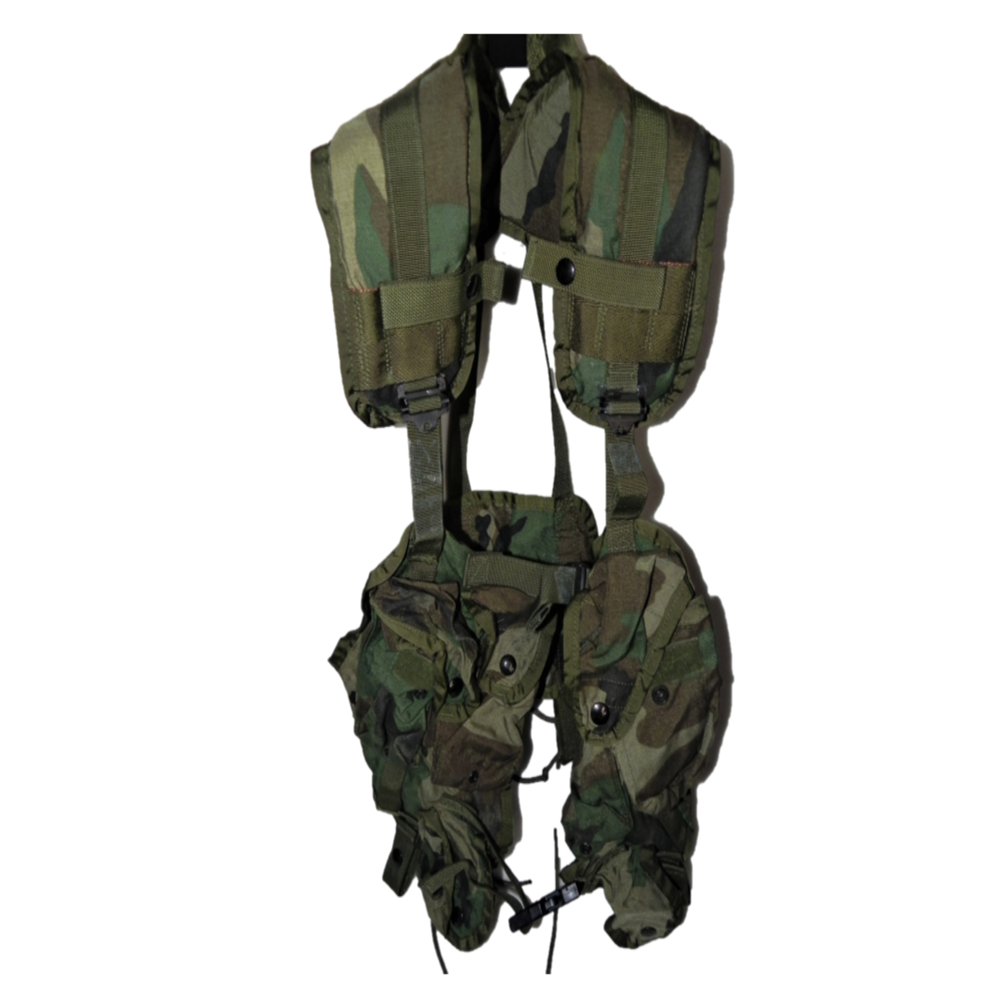 USGI Vest Tactical Load Bearing Vest Woodland Camouflage| Pigeon Post ...